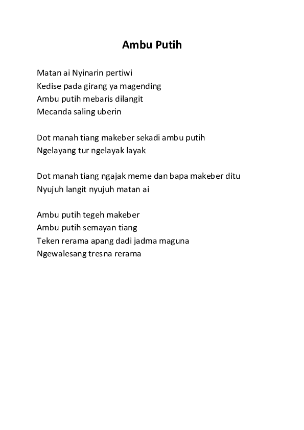 (DOC) Ambu Putih | bonny hs - Academia.edu
