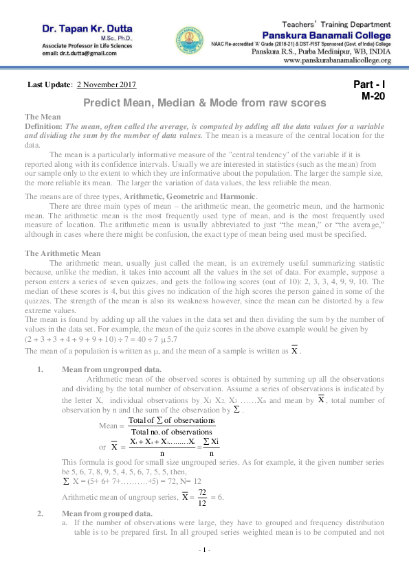 (PDF) M - 20 Mean Median and Mode.pdf