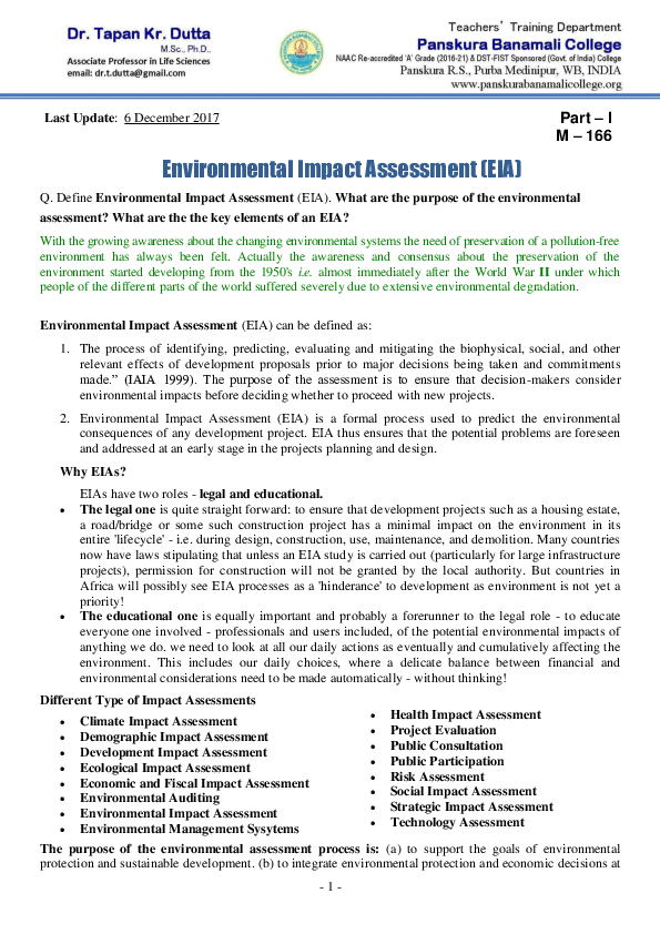 (PDF) M - 166 Environmental Impact Assessment (EIA).pdf