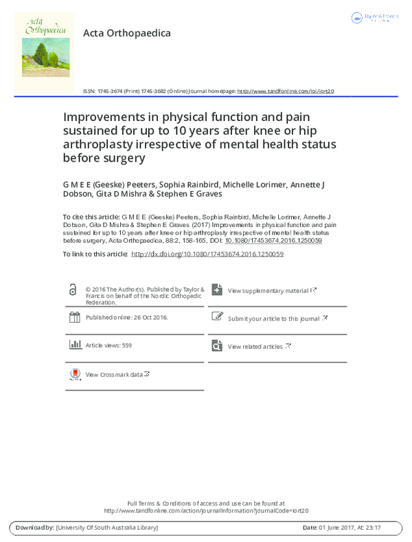 (PDF) Acta Orthopaedica