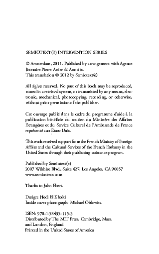 (PDF) SEMIOTEXT(E) INTERVENTION SERIES | 可寶 孟 - Academia.edu