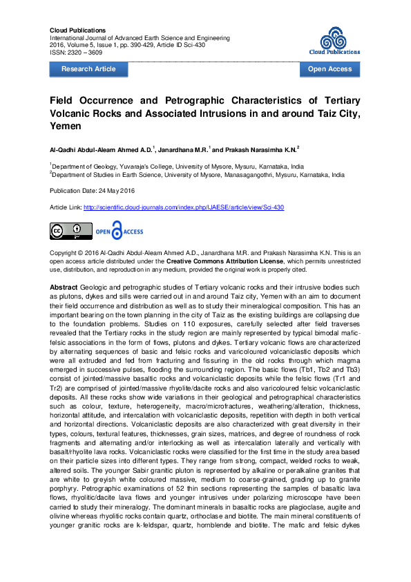 (PDF) Earth Science -Vol 5