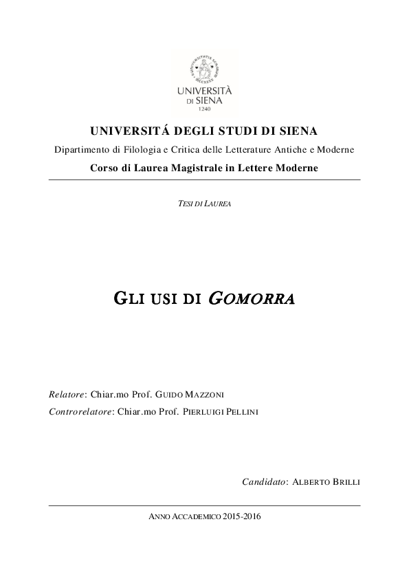 (PDF) Gli usi di Gomorra