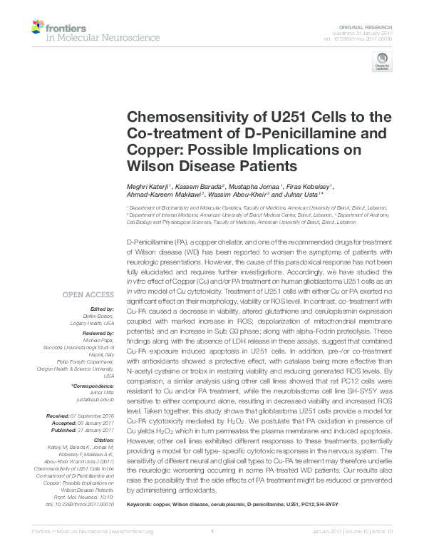 (PDF) Chemosensitivity of U251 Cells to the Co-treatment of D ...