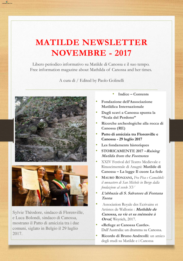 (PDF) MATILDE NEWSLETTER NOVEMBRE -2017