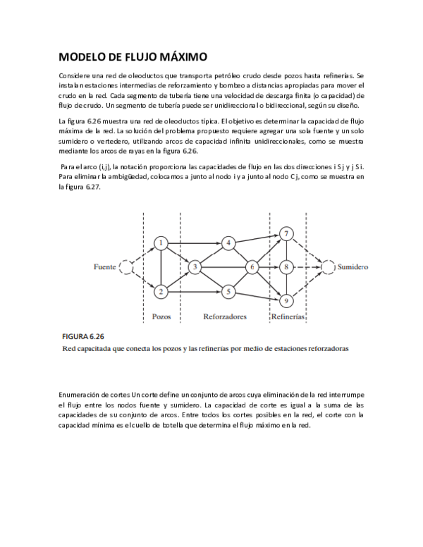 (DOC) MODELO DE FLUJO MÁXIMO