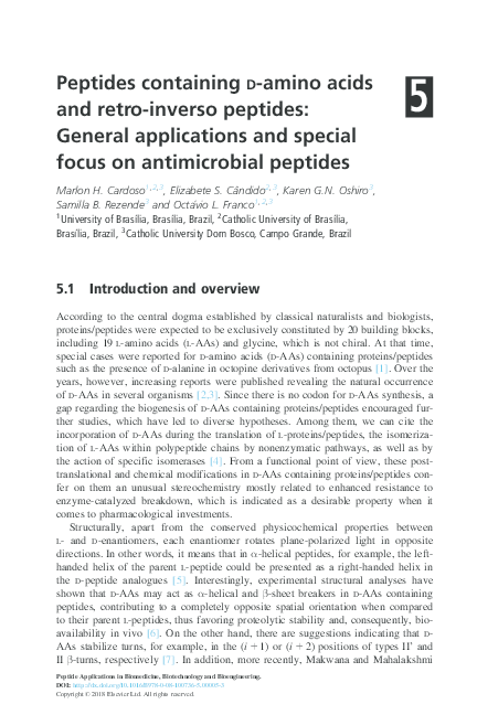 (PDF) Peptides containing D-amino acids and retro-inverso peptides ...