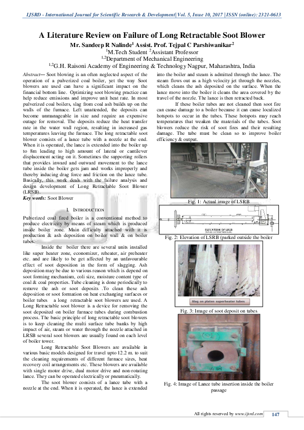(PDF) A Literature Review on Failure of Long Retractable Soot Blower