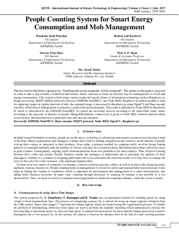 (PDF) People Counting System for Smart Energy Consumption and Mob ...