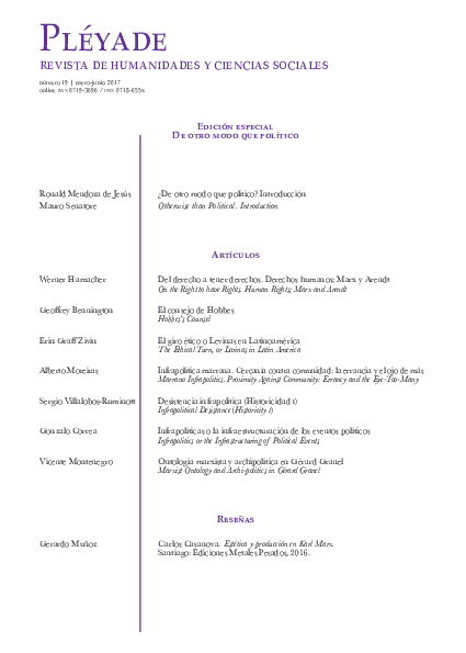 (PDF) Ontología marxista y archipolítica en Gérard Granel