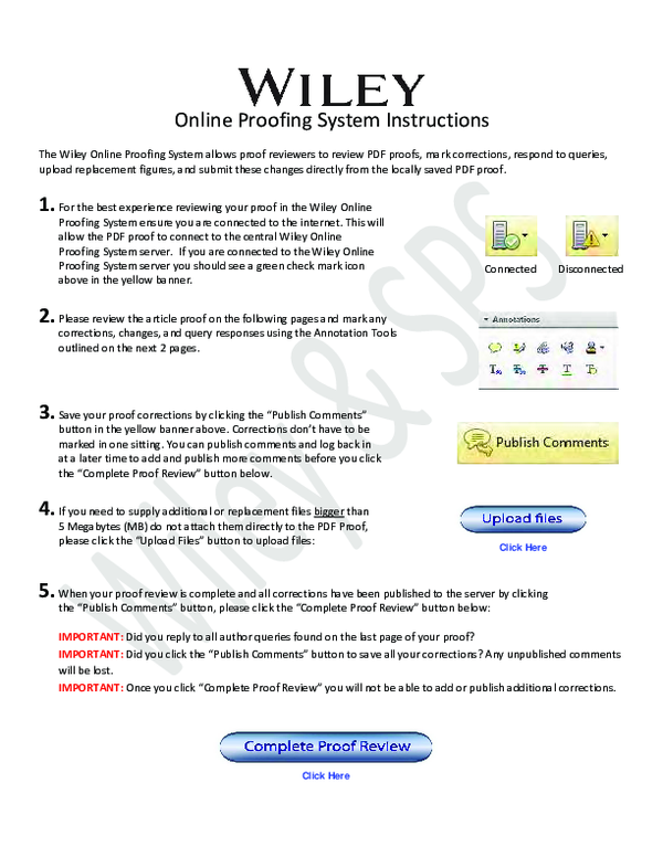 (PDF) Online Proofing System Instructions