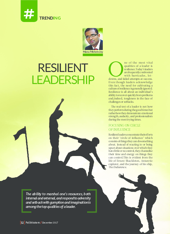 (PDF) RESILIENT LEADERSHIP