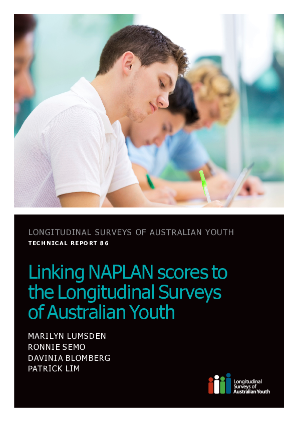 (PDF) Linking NAPLAN scores to the Longitudinal Surveys of Australian Youth