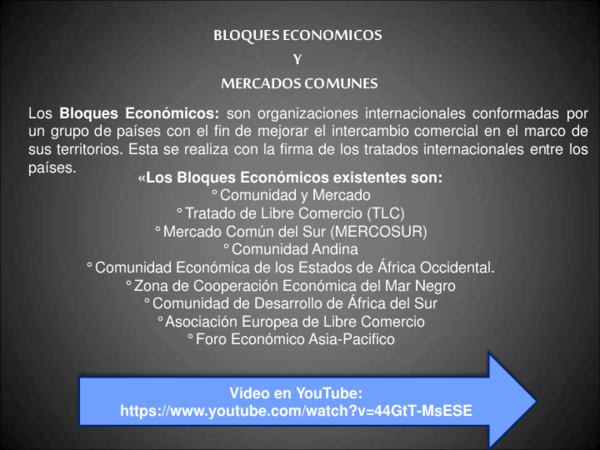(PDF) BLOQUES ECONOMICOS Y MERCADOS COMUNES