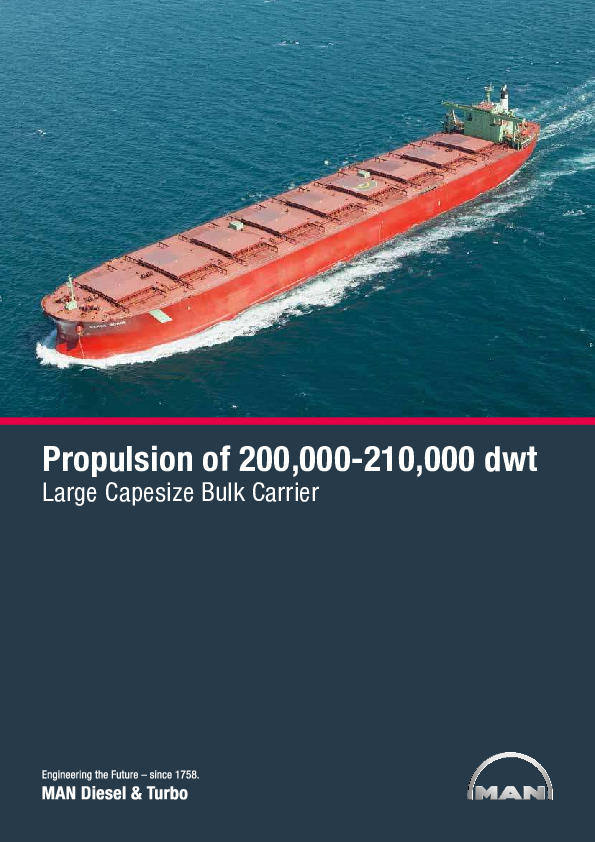 (PDF) Propulsion of 200,000-210,000 dwt