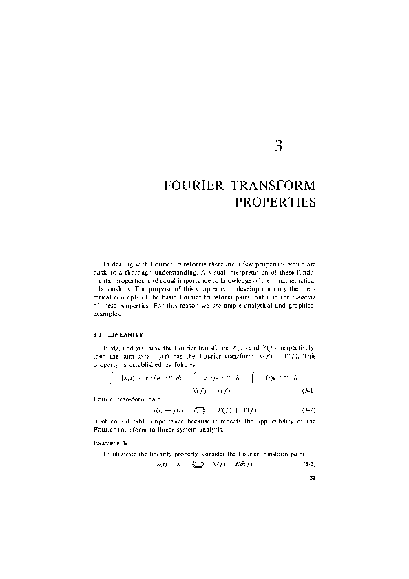 (PDF) Fourier Transform Property