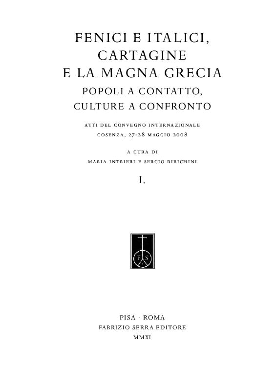 (PDF) Anfore fenicie e puniche in Calabria e Lucania: i dati e i ...