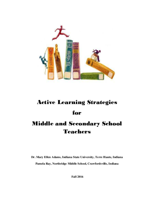 (PDF) Active Learning Strategies for Middle and Secondary School Teachers