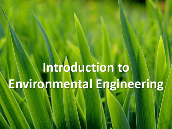 (PDF) Introduction to Environmental Engineering