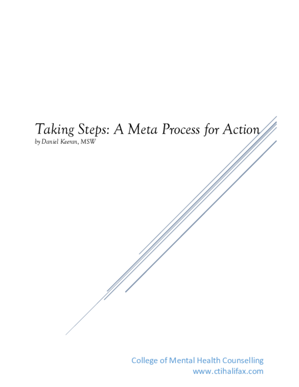 (PDF) Taking Steps: A Meta Process for Action