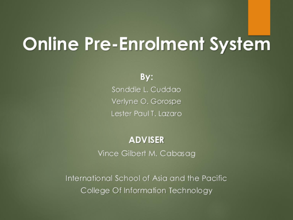 (PPT) ISAP-OPES(presentation)