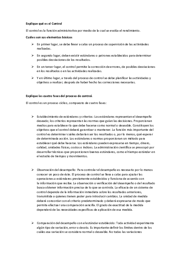 (DOC) Explique qué es el Control