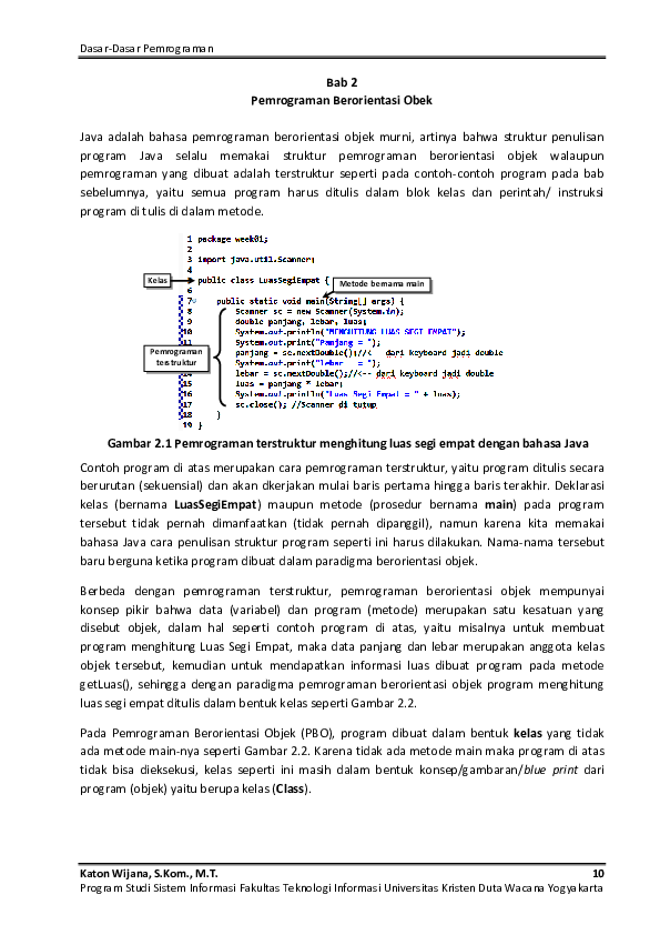(PDF) Dasar-Dasar Pemrograman Gambar 2.1 Pemrograman terstruktur ...