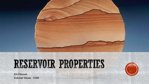 (PDF) RESERVOIR PROPERTIES