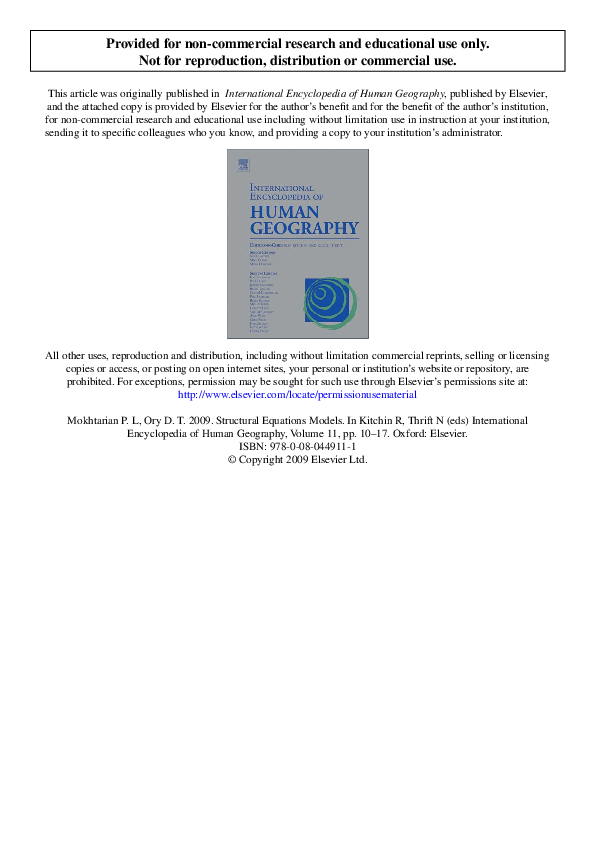 (PDF) Structural Equations Models