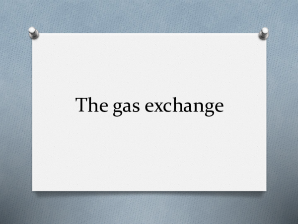 (PPT) The gas exchange system -IGCSE biology