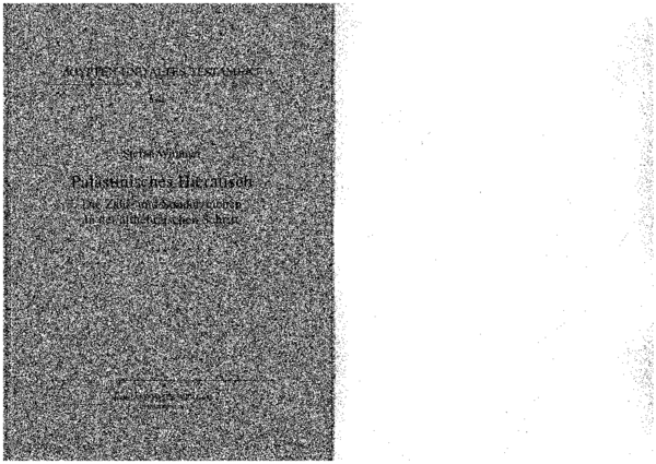 (PDF) Palästinisches Hieratisch. Die Zahl- und Sonderzeichen in der ...