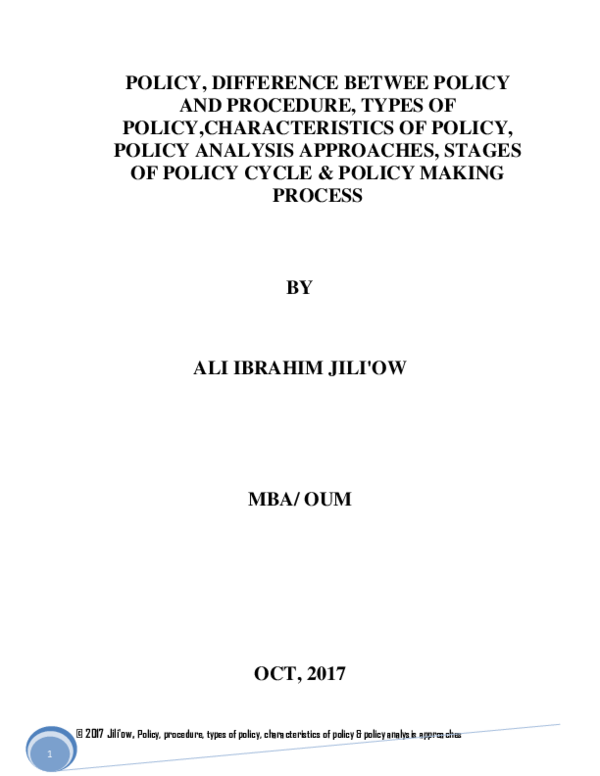 PDF POLICY DIFFERENCE BETWEE POLICY AND PROCEDURE TYPES OF POLICY pdf-policy-difference-betwee-policy-and-procedure-types-of-policy