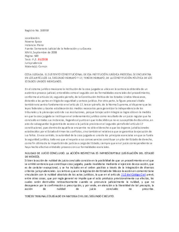 (DOC) JUICIO DE NULIDAD DE COSA JUZGADA LAURA MAGDALENO
