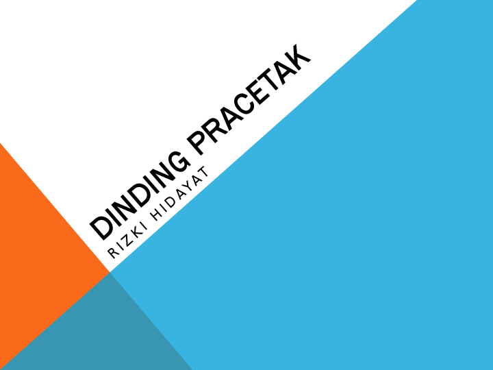 (PPT) Dinding pracetak