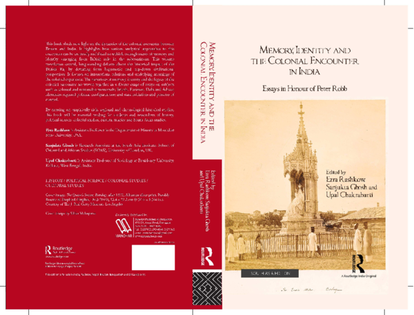 (PDF) Memory, Identity and the Colonial Encounter in India: Essays in ...