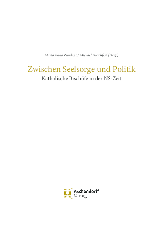 (PDF) Gefangen zwischen bischöflichem Amtsverständnis und ...