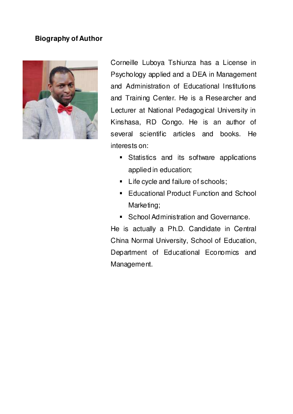 (PDF) Biography of Author