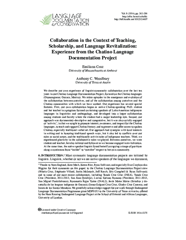 (PDF) Collaboration in the Context of Teaching, Scholarship, and ...