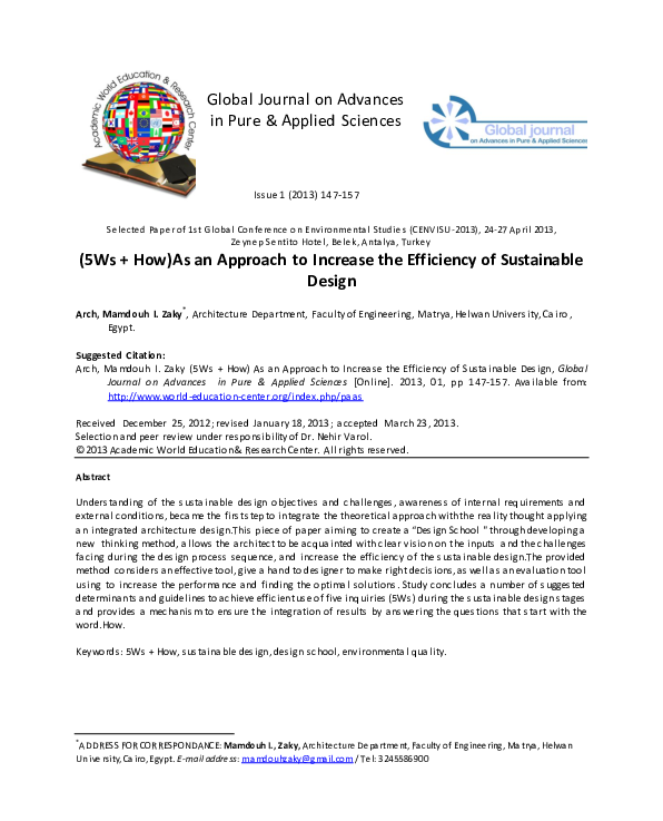 (PDF) 5Ws + How)As an Approach to Increase the Efficiency of ...