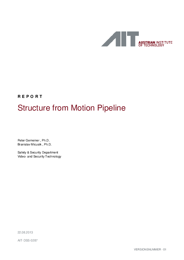 (PDF) Structure from Motion Pipeline