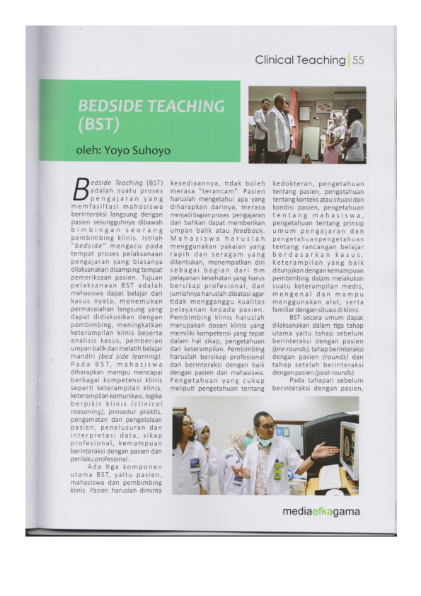 (PDF) Bedside Teaching