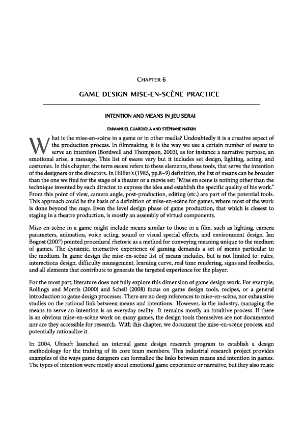 mise en scene examples