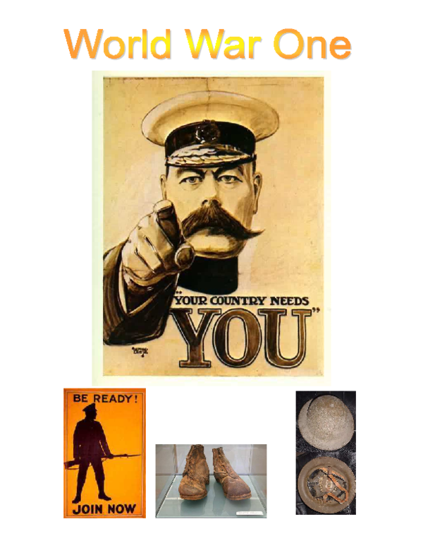 (PDF) World War I Project