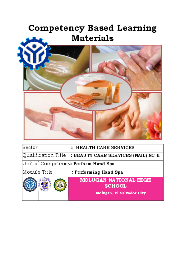 (PDF) Perform Hand Spa Module