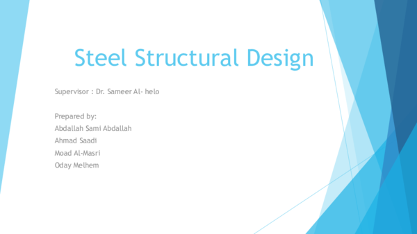 (PPT) Steel structural design