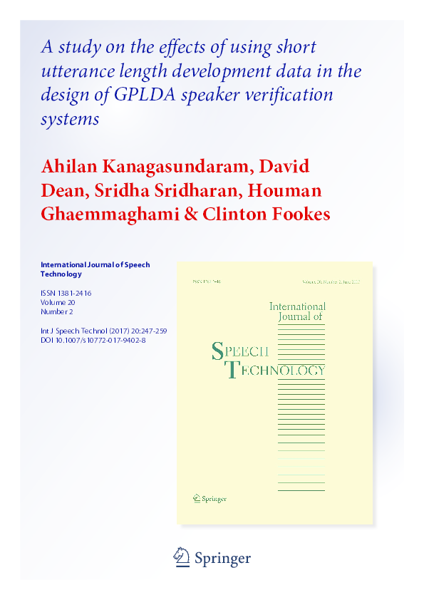 (PDF) A study on the effects of using short utterance length development data in the design of ...