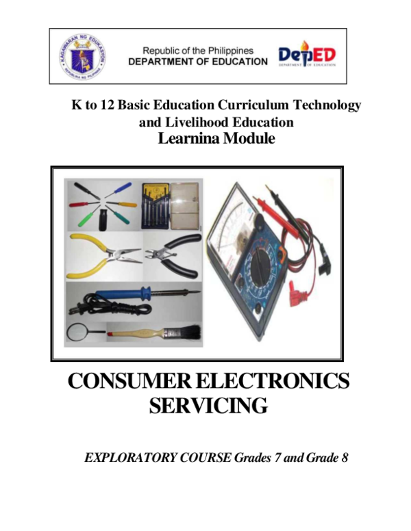 (PDF) K to 12 Basic Education Curriculum Technology and Livelihood Education Learnina Module ...