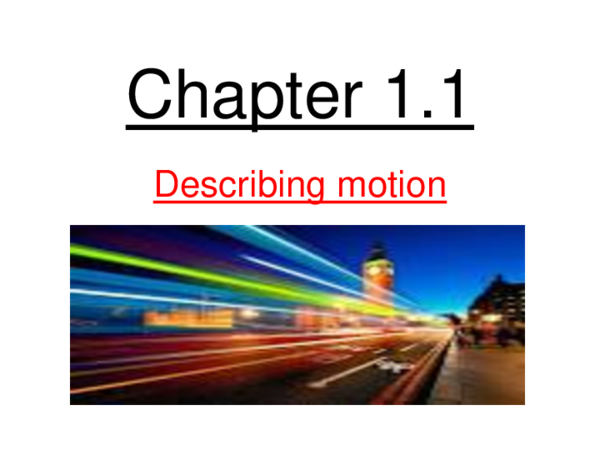 (PPT) Distance and Displacement