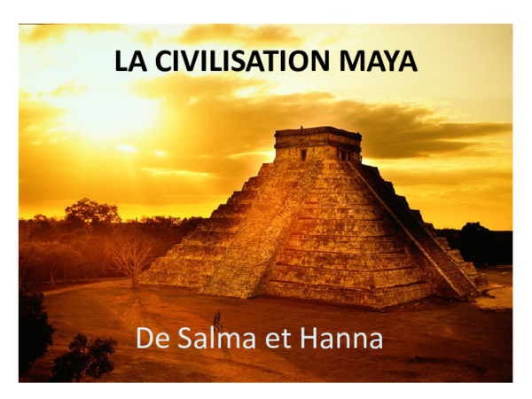 (PDF) LA CIVILISATION MAYA