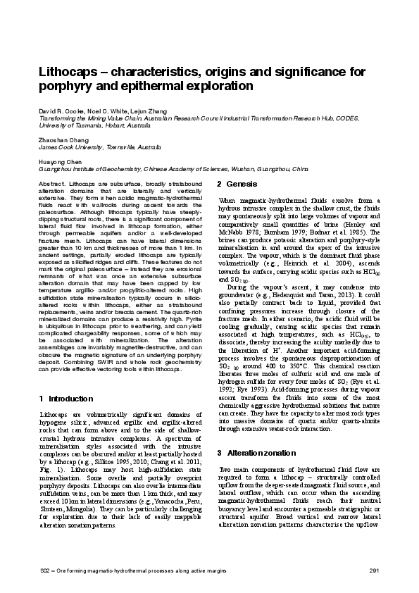 (PDF) Lithocaps – characteristics, origins and significance for ...